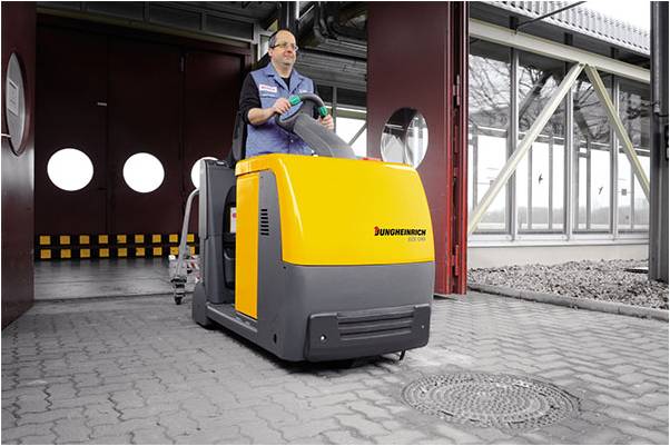 Jungheinrich Stand-Up Tow Tractor at Miami Industrial Trucks